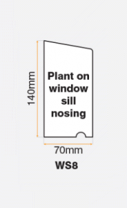 WS8 - Plant on Window Sill Nosing - SYTEX FoamStone® The UK only ...
